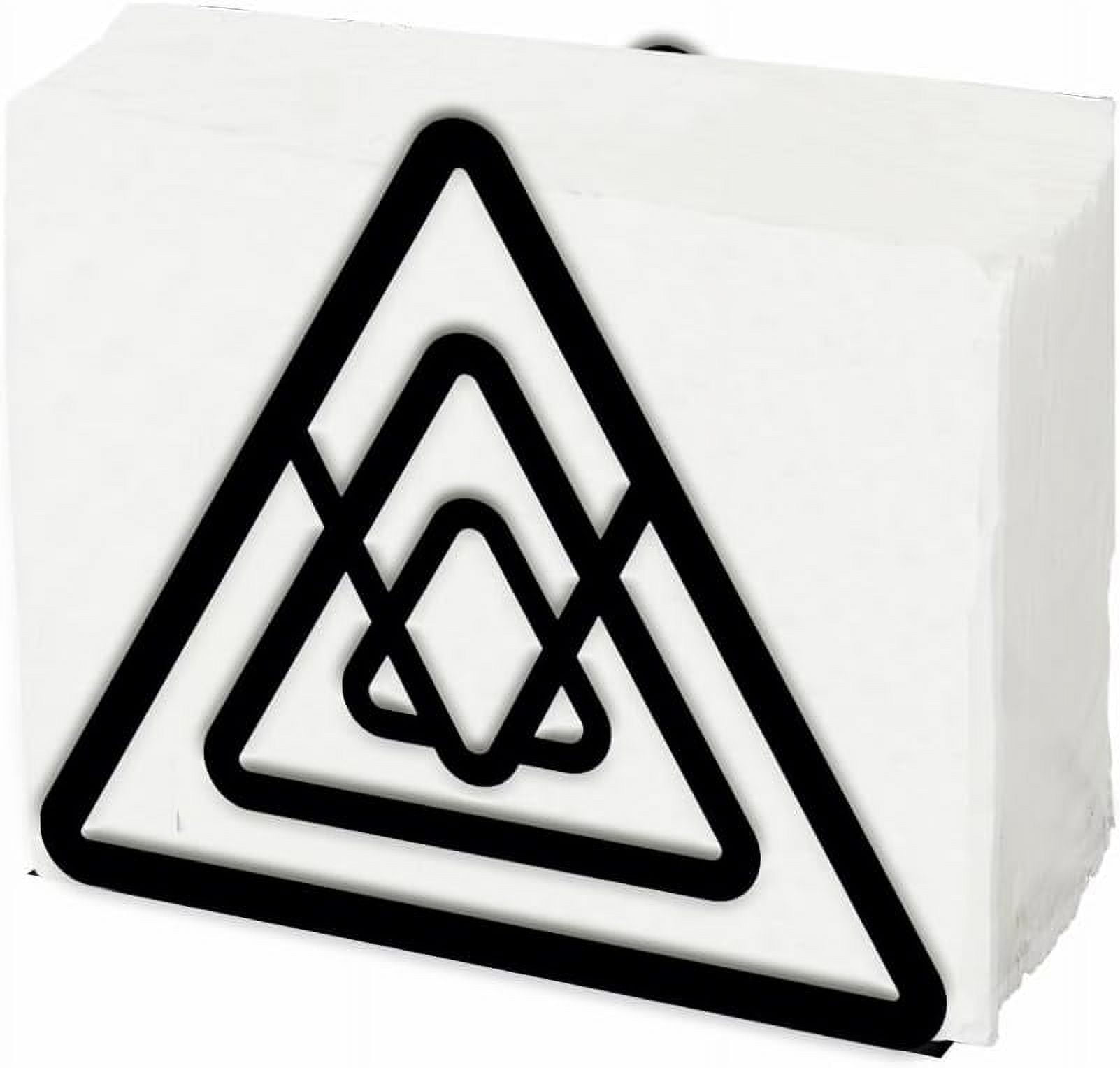 Trigonometric Napkin Holder for Tables Triangle Geometry Iron Napkin ...