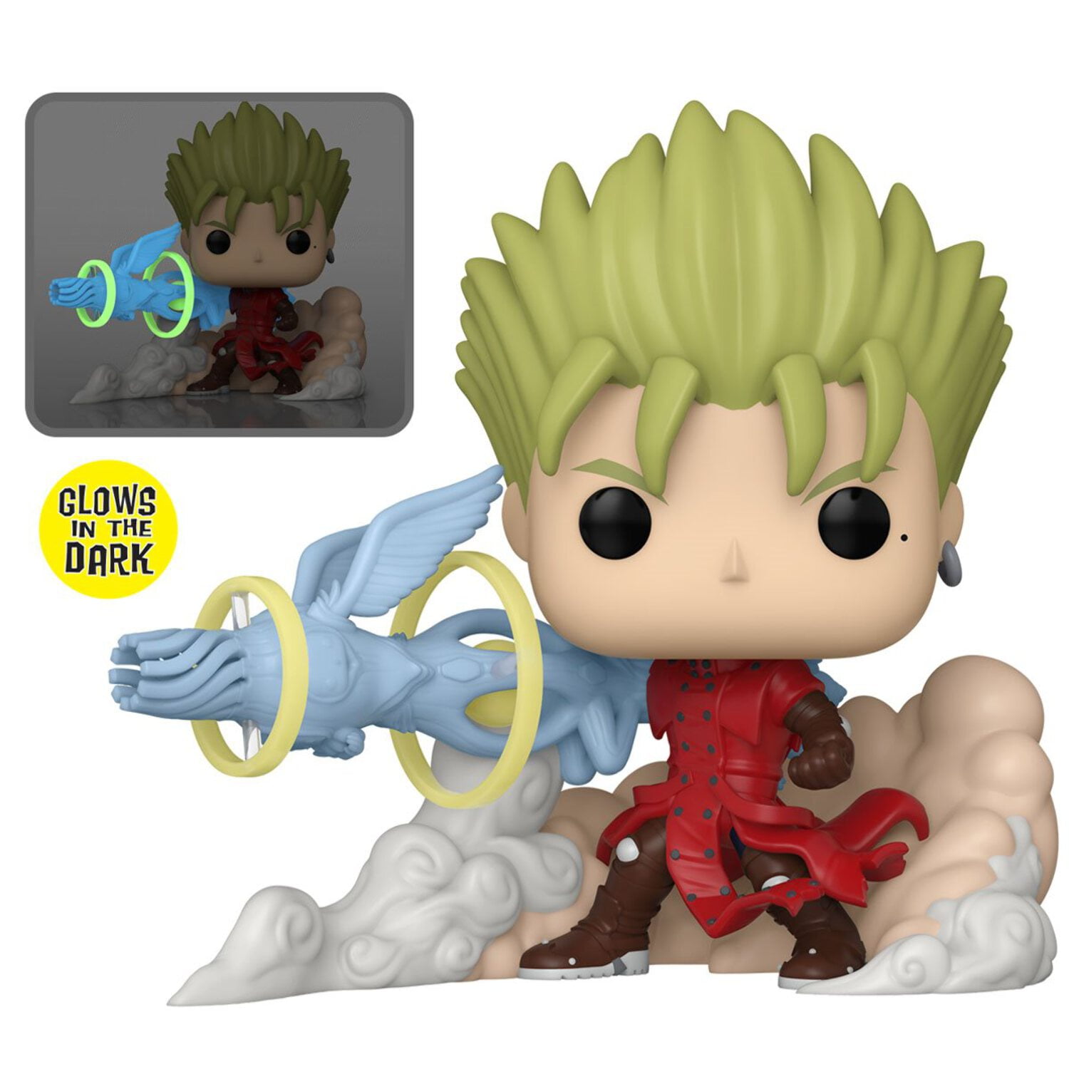 Trigun Vash with Angel Arm GITD Deluxe Pop! Figure, Not Mint - Walmart.com