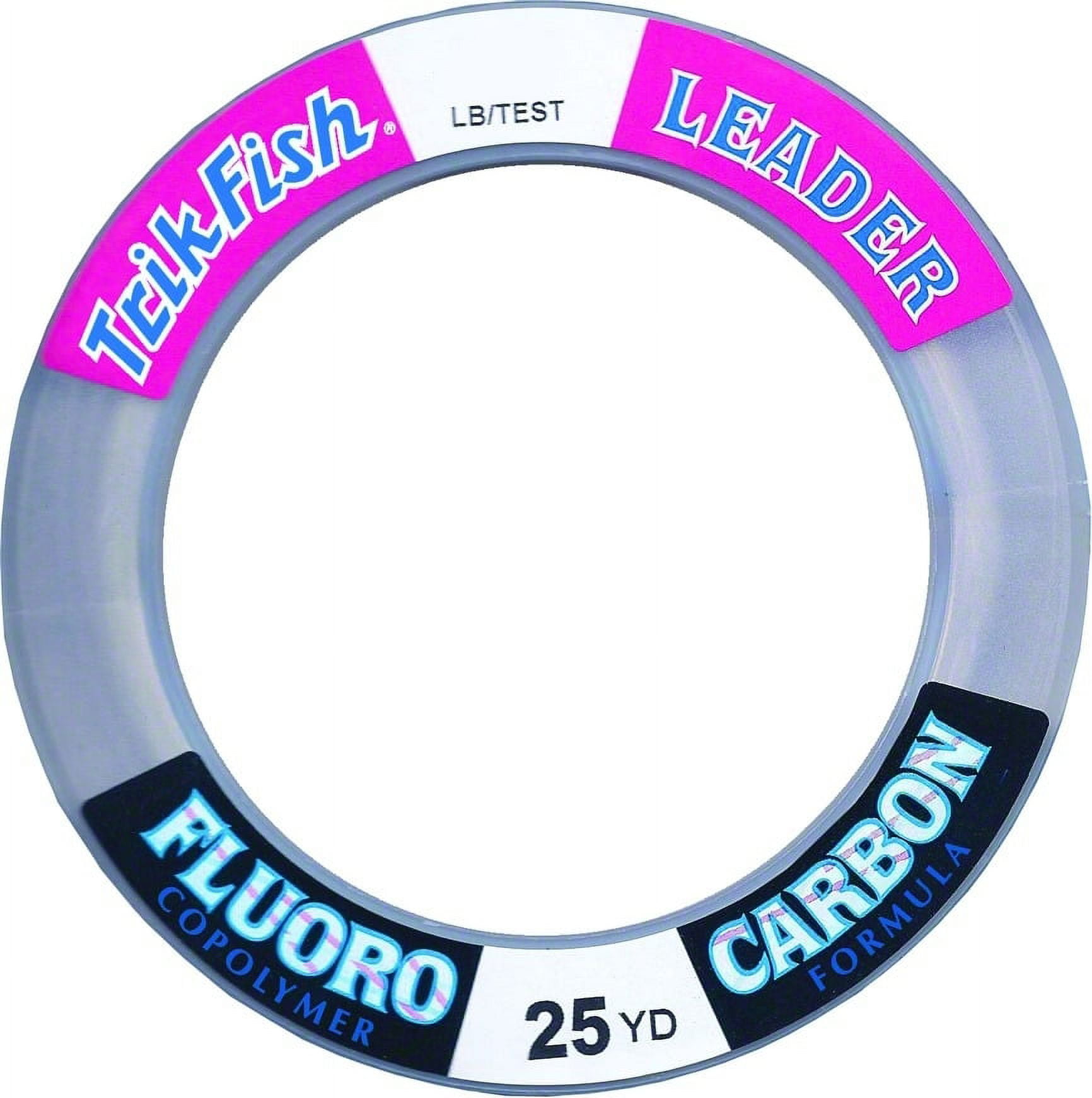 Trik Fish Leader 30lb Fluro Carbon Fishing Line, 25' - Walmart.com