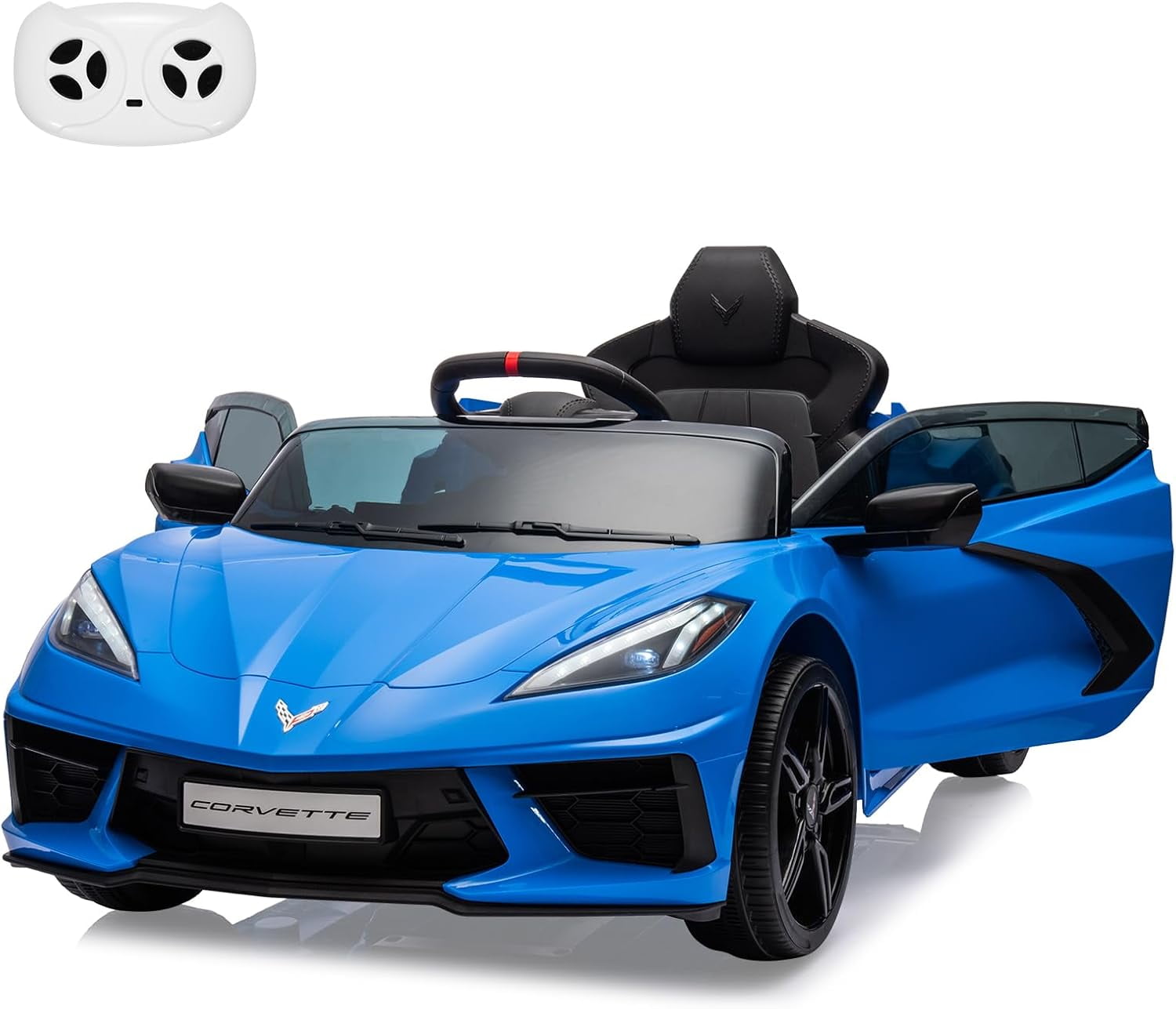 Trilenars 12V Ride On Car in Dark Blue with Remote,Dark Blue - Walmart.com