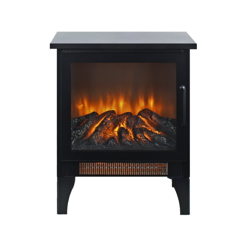 Trilenars 15-Inch 3D Flame Electric Infrared Quartz Fireplace,Electric ...