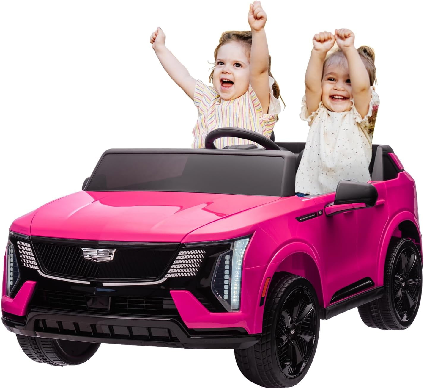Trilenars 24V Kids Ride On Car,2 Seater Ride On Truck Toy,Powered ...