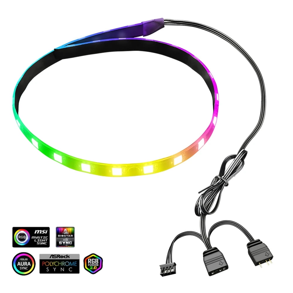 Trilenars COOLMOON LED RGB Light Strip 5V ARGB Motherboard ...