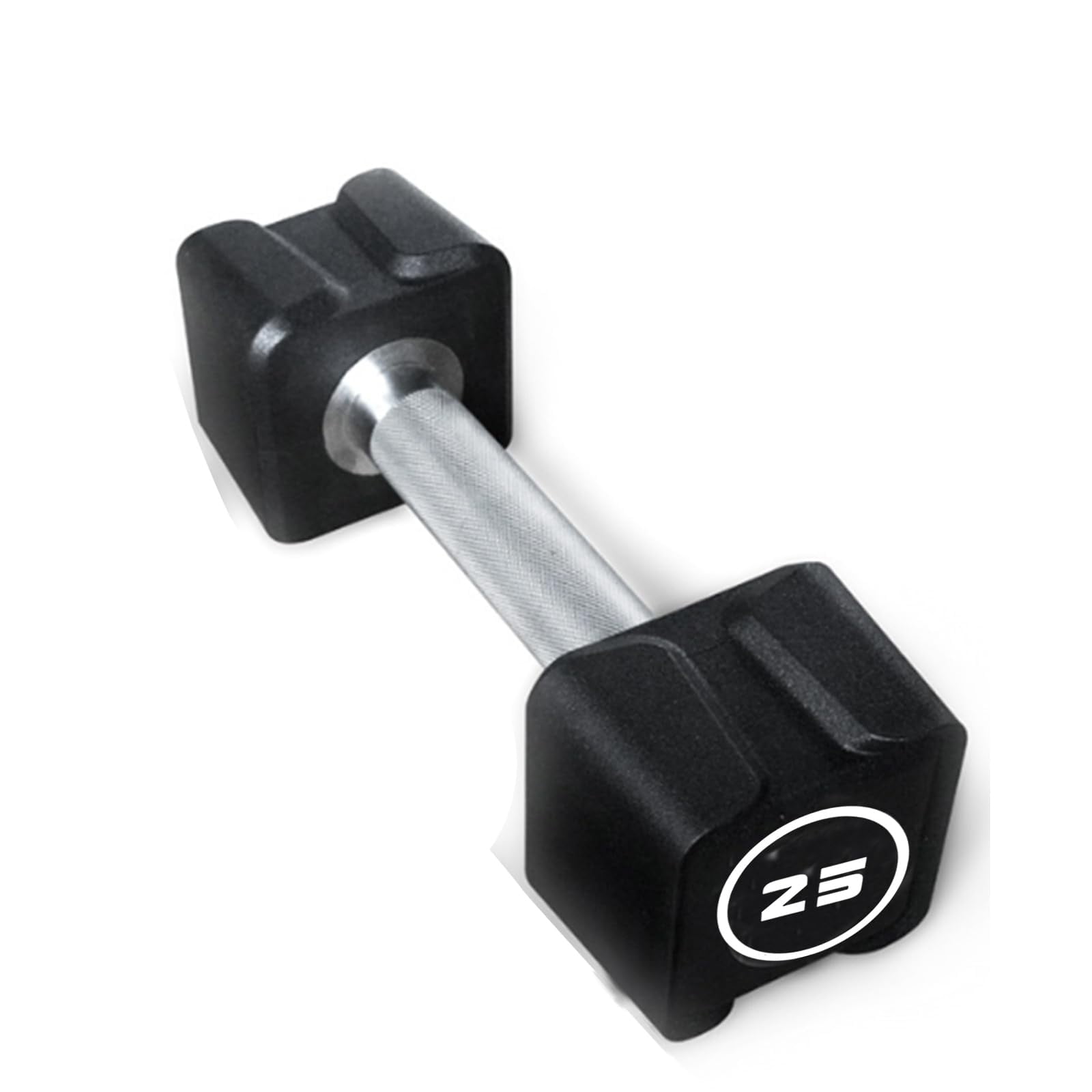 Trilenars Cast Iron Dumbbells, Coated Square Exercise Dumbbells Hand ...
