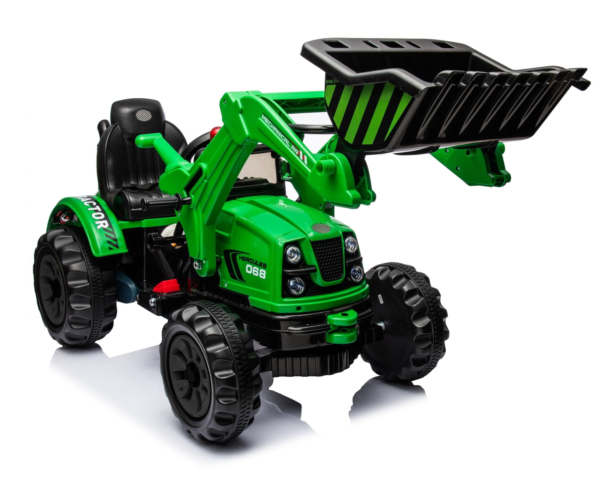Trilenars Kids Ride On Excavator, 12V Battery Powered 2 Speeds ...