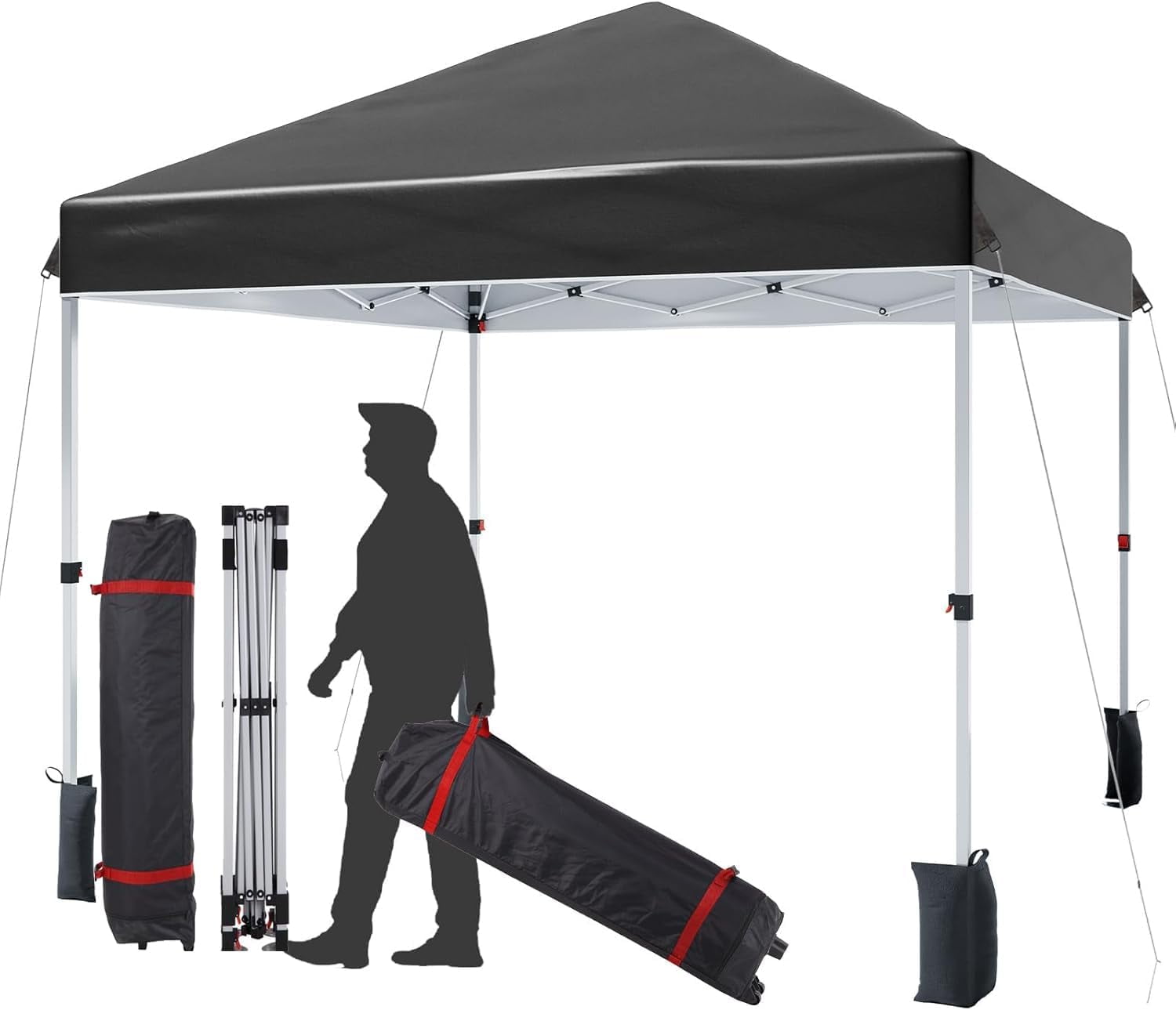 Trilenars Pop Up Canopy Tent-Portable Folding Outdoor Canopy Easy Setup ...