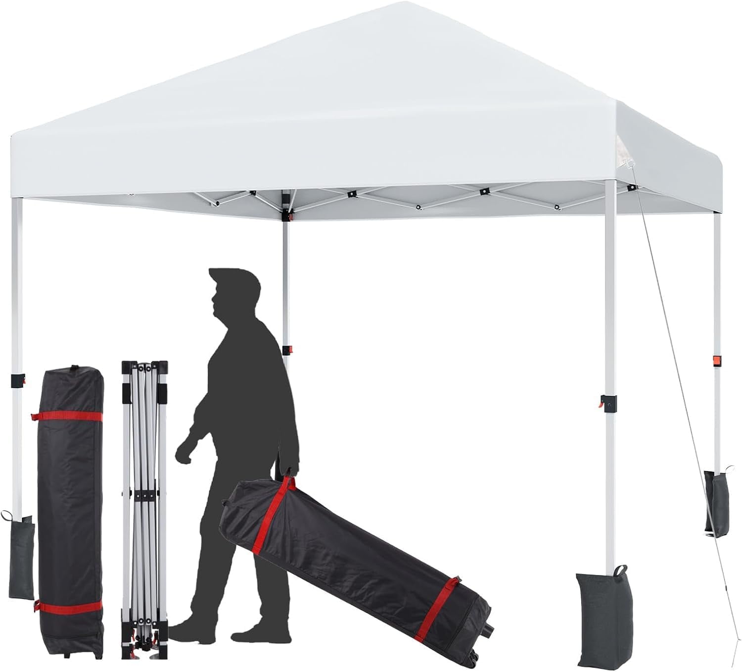 Trilenars Pop Up Canopy Tent-Portable Folding Outdoor Canopy Easy Setup ...
