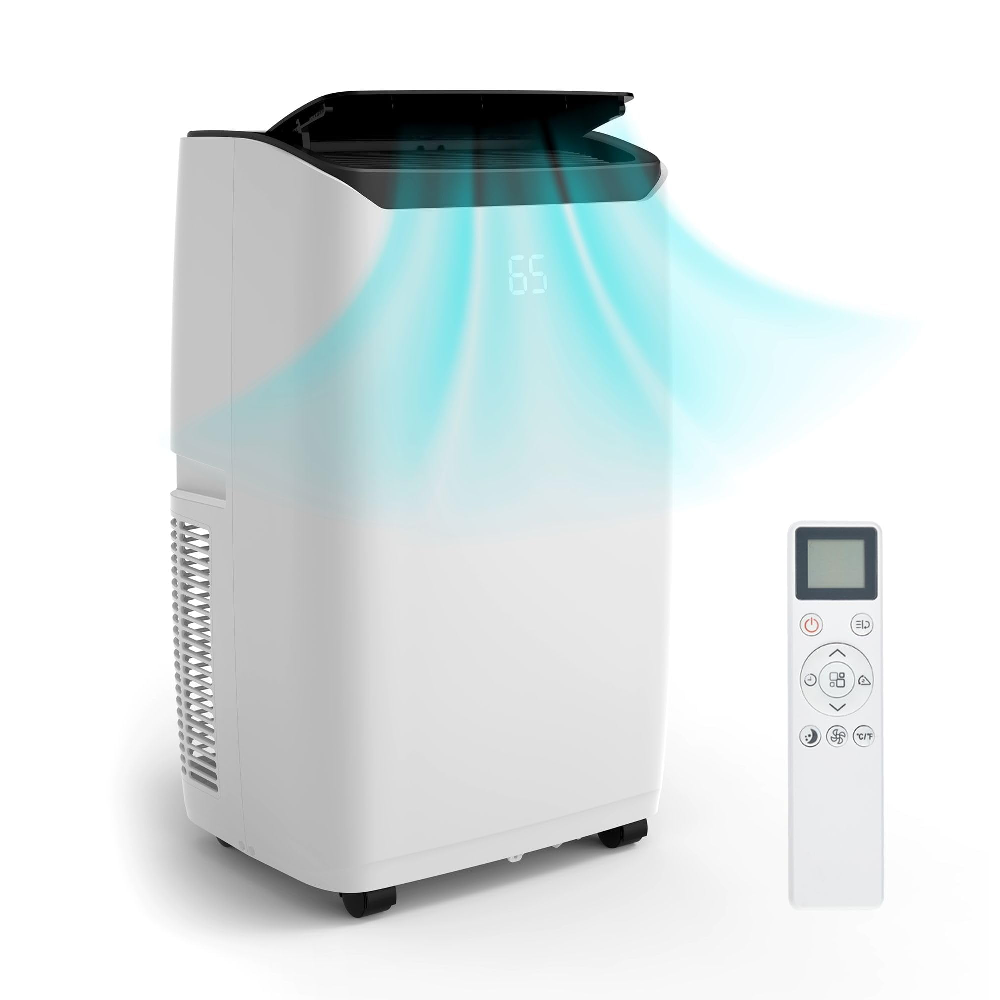 Trilenars Portable Air Conditioner, 14000BTU Movable Air Conditioner ...