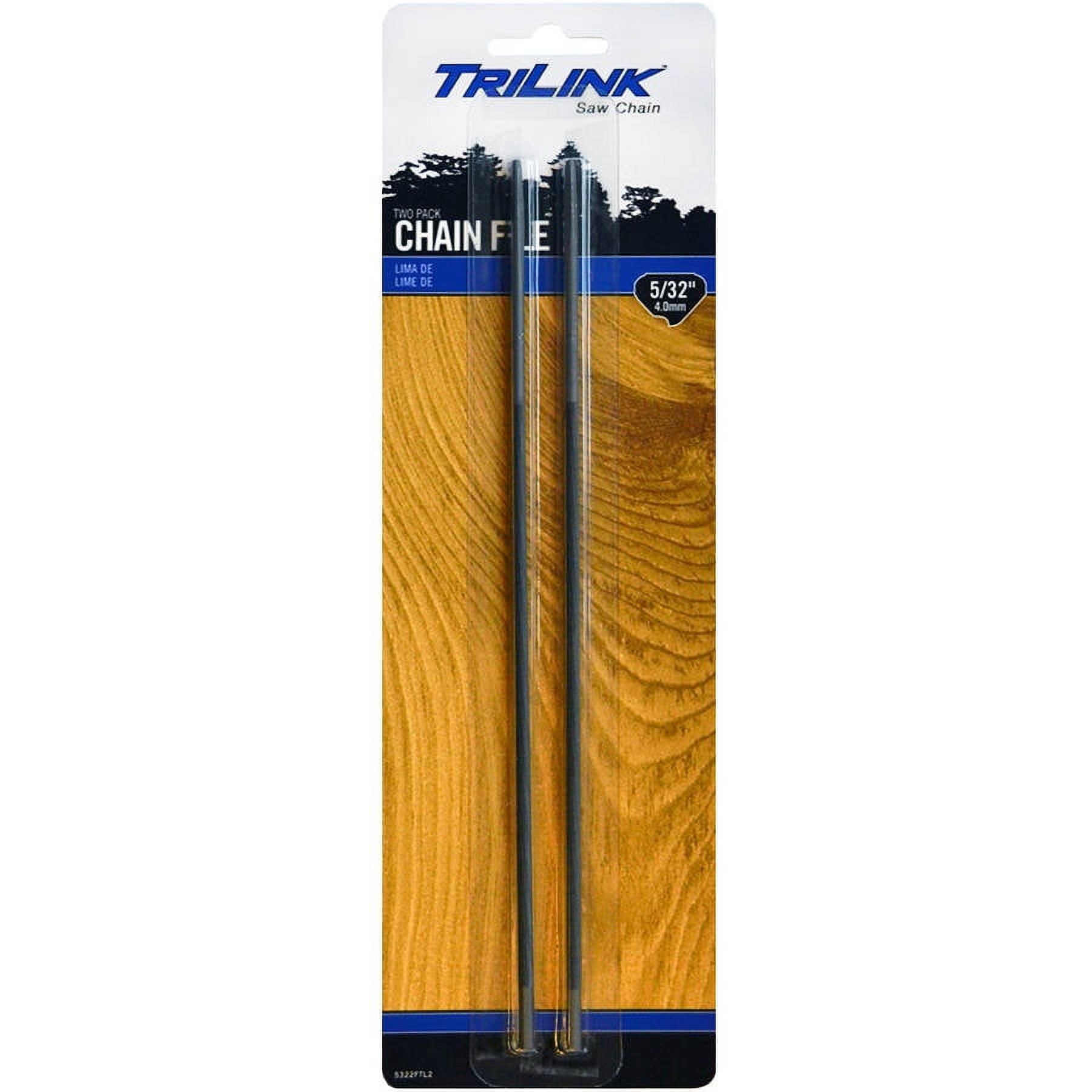 Trilink Saw Chain 2 Pack 5/32" Round Sharpening Files; Chainsaw ...