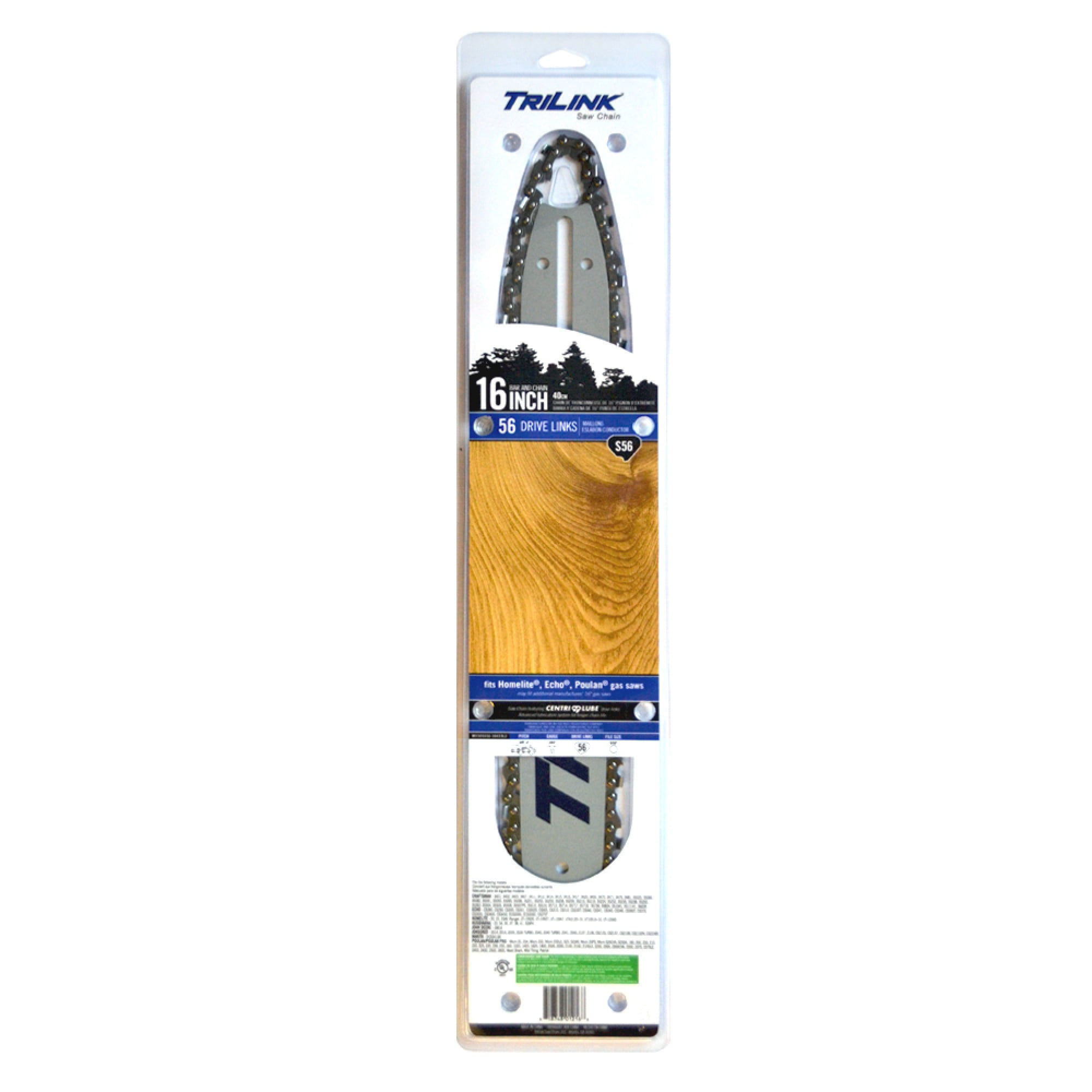 Trilink Saw Chain BM1501656-1041TL2 16 in. Bar Chain Combo 56 Drive ...