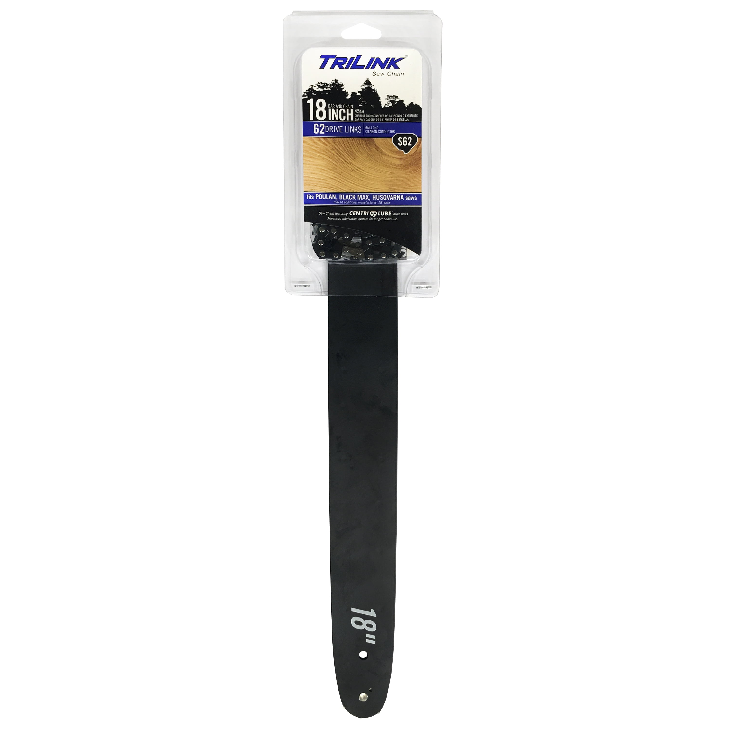 Trilink Saw Chain S62 - 18" Guide Bar/Chain Combo Replacement for ...