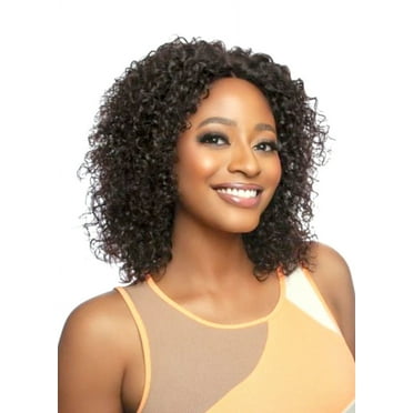 Lisa Wig Color 1 Black - Foxy Silver Wigs 12" Long Loose Curly Hand ...