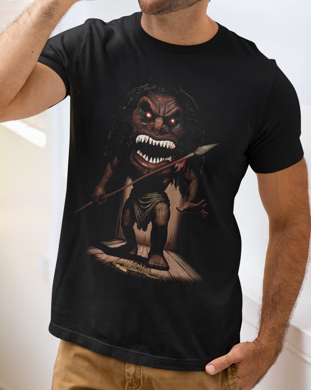 Trilogy Of Terror Shirt Zuni Doll T-Shirt 70s Horror T-Shirts Scary ...