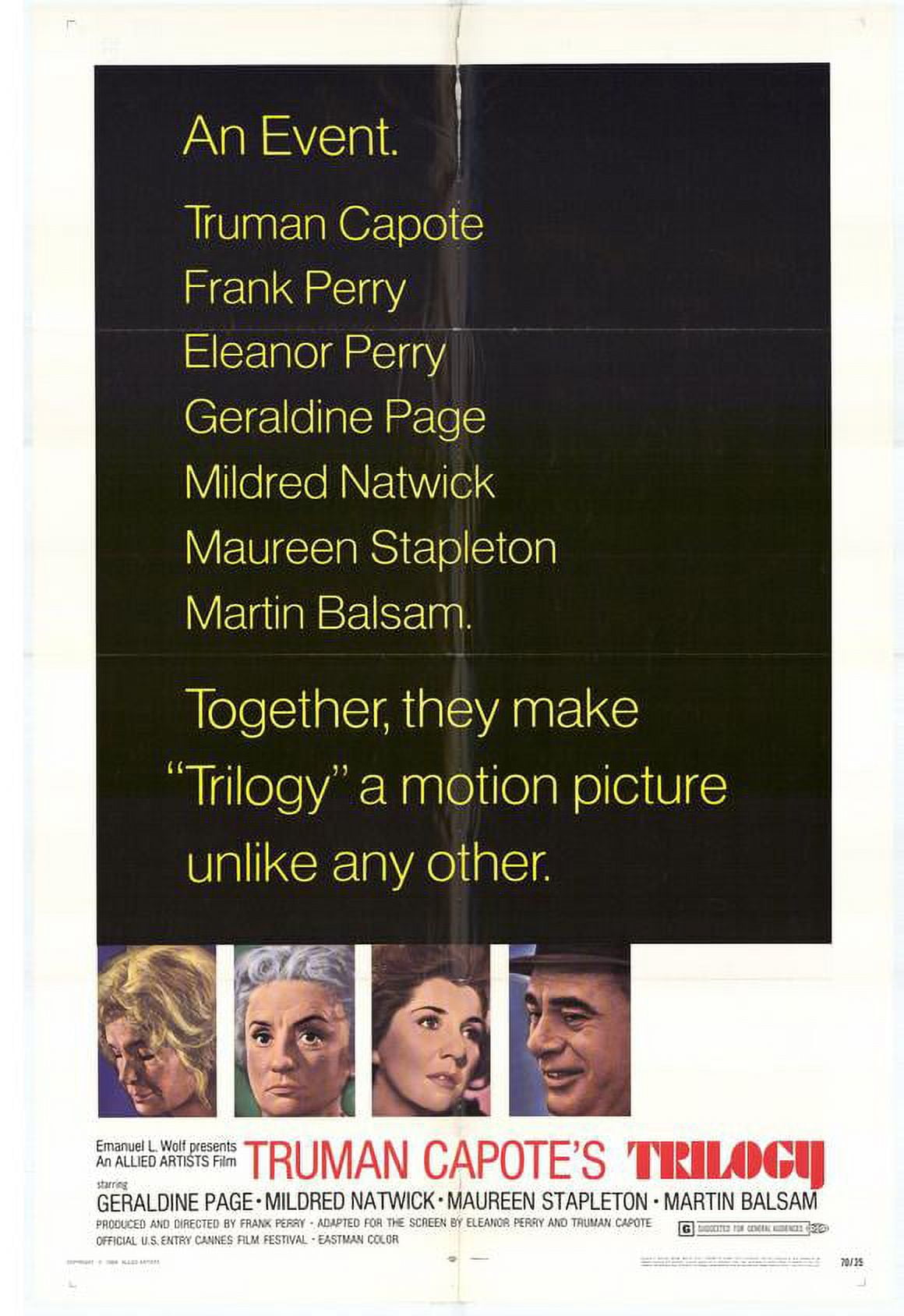 Trilogy - movie POSTER (Style A) (11" x 17") (1970) - Walmart.com