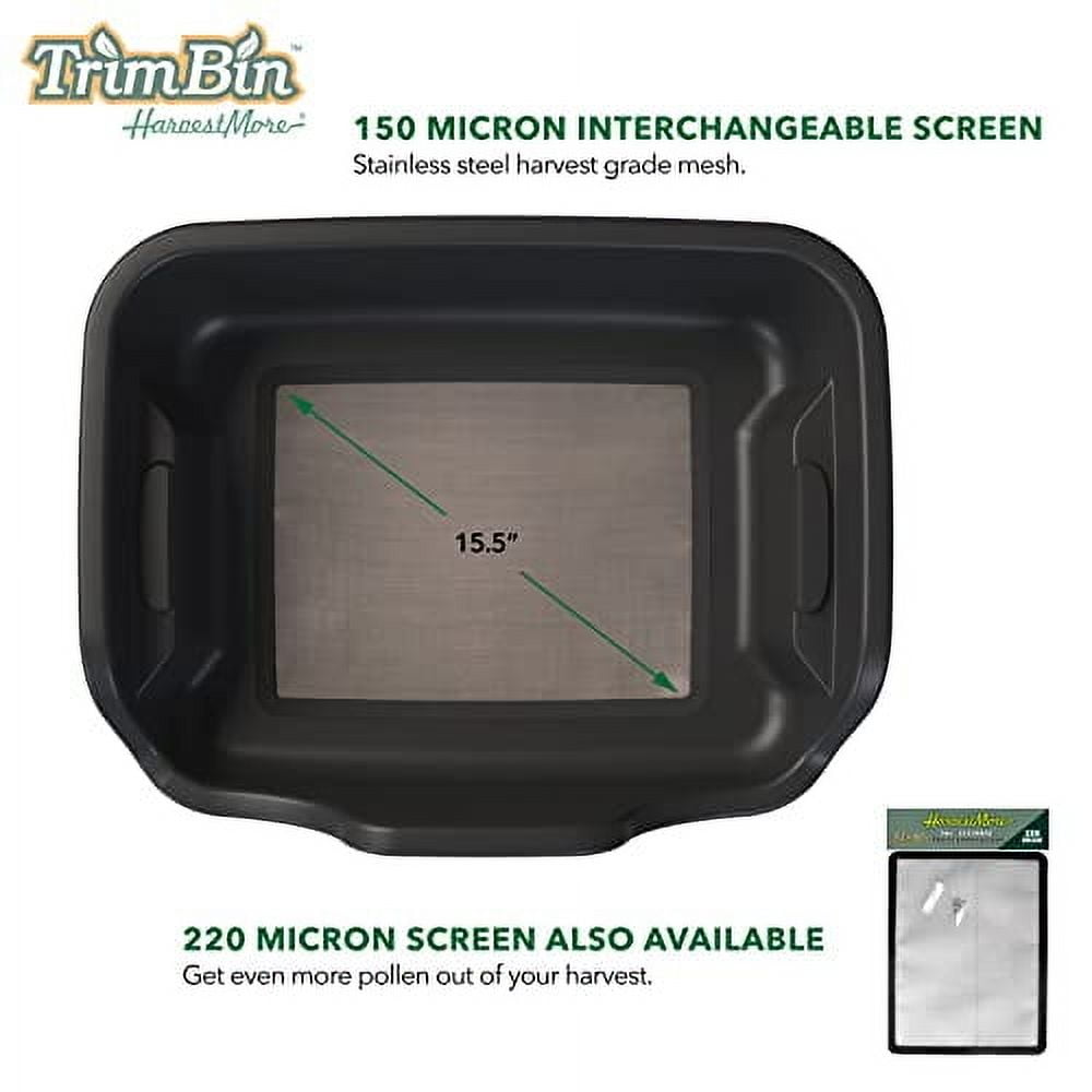 Trim Bin Portable 2 Piece Workstation Container with 150 Micron ...