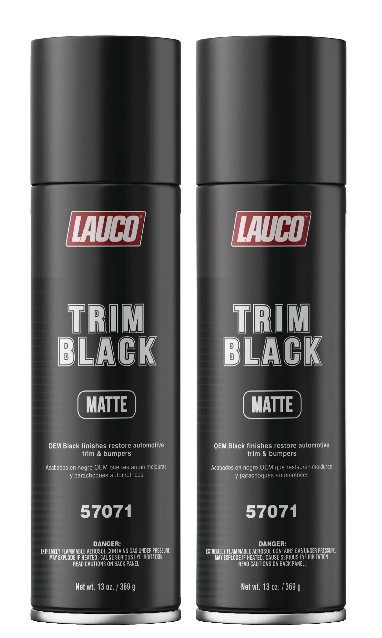 Trim Black Matte Aerosol 13 oz. Automotive Spray Paint Can Quantity: 2 ...