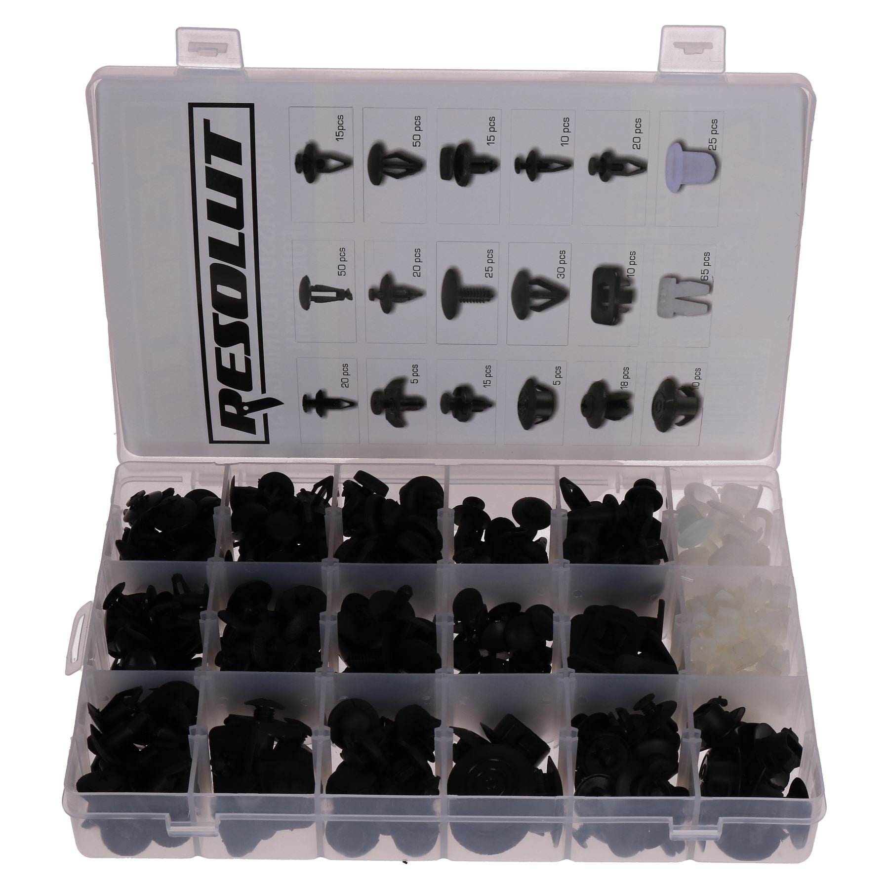 Trim Clips Rivets Retaining Retainer Grommet Clip 408pc Fixings For ...