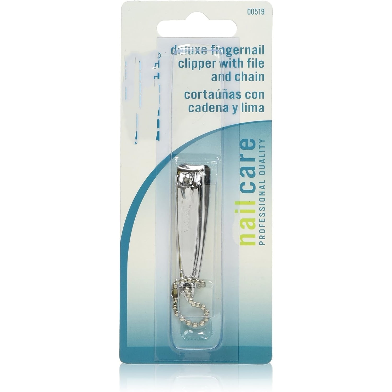 Trim Fingernail Clipper W/File+Chain - Walmart.com