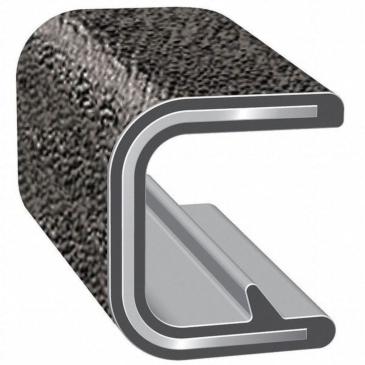 Trim-Lok Edge Trim, 25 ft L,Black, PVC, 5/16 in W 75B3X1/8-25 - Walmart.com