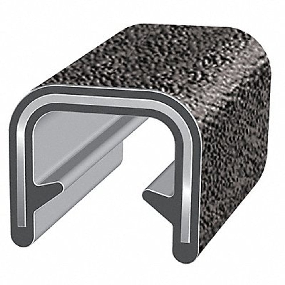 Trim-Lok Edge Trim,Alum Clip,0.42 In W,25 Ft 150B2X1-4-25 150B2X1/4-25 ...