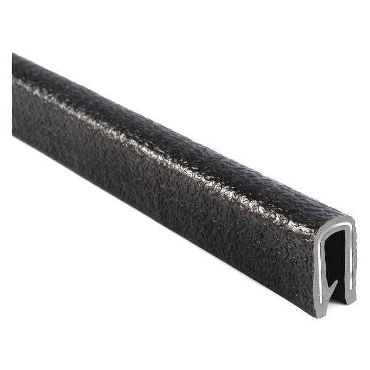 Trim-Lok Edge Trim, 25 ft L,Black, PVC, 3/8 in W 1650SB3-339-25 ...