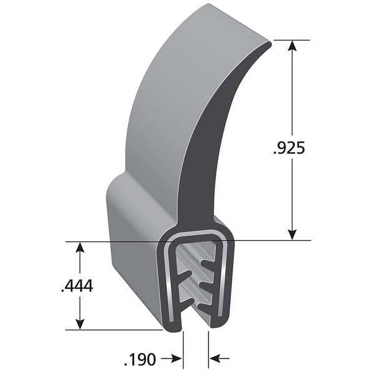 Trim-Lok Black Vinyl Trim Seal 25 ft L, 1 3/8 in H DD1201-25 - Walmart.com