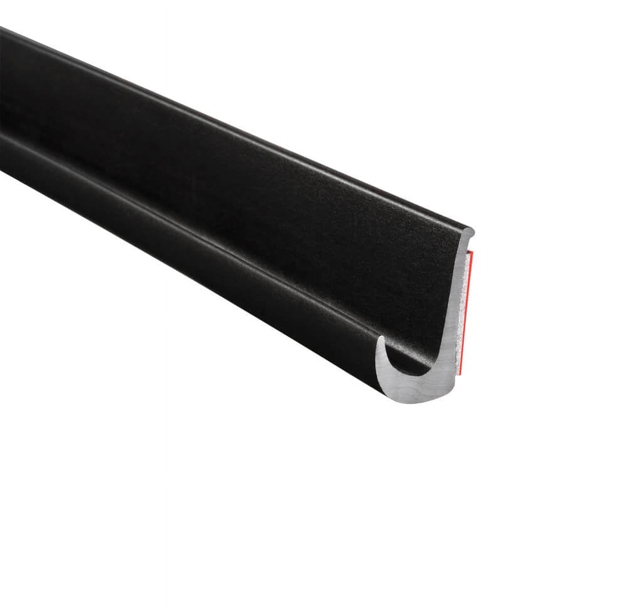 Trim-Lok Flexible Drip Rail, 29/32 in x ½ in x 10 ft, Black PVC ...