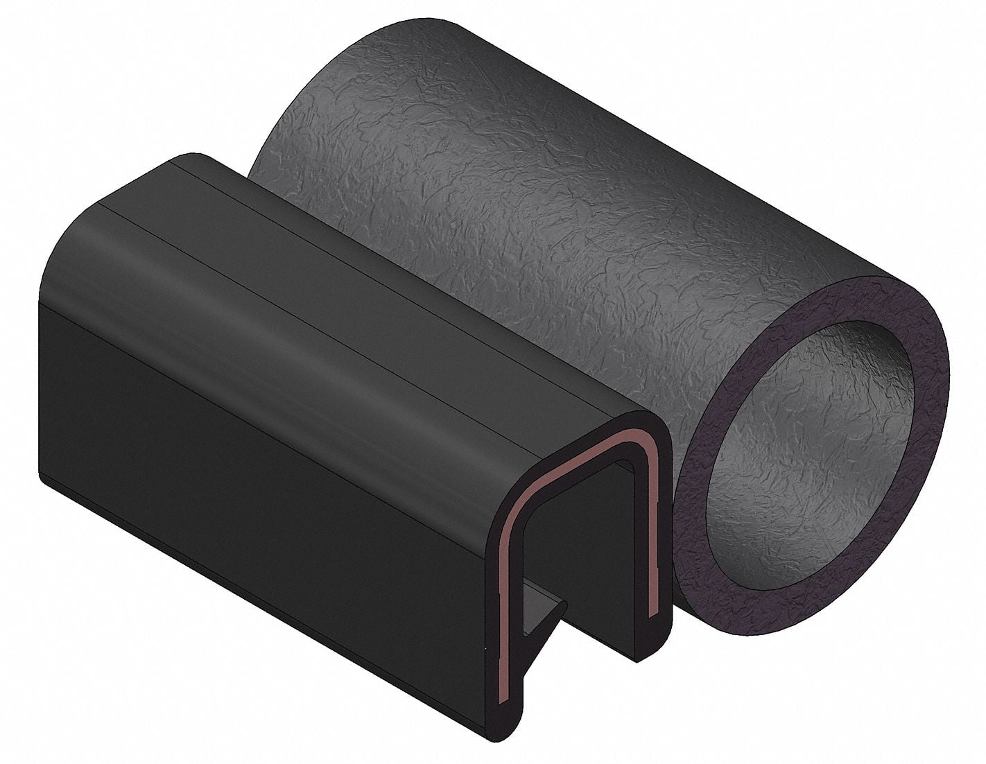 Trim-Lok Trim Seal,Alum Clip,0.23 In W,25 Ft 6100B3X1/16A-25 - Walmart.com