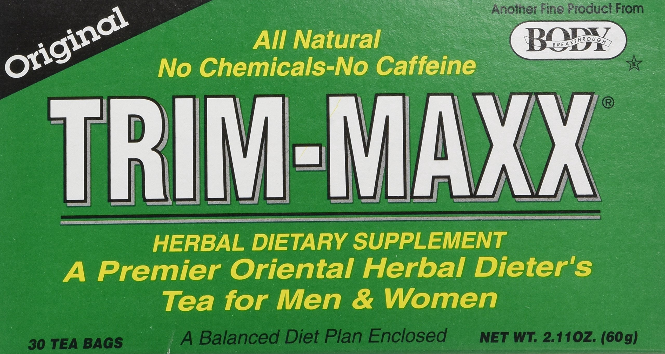 Trim Maxx Tea, Original, 30 Count - Walmart.com