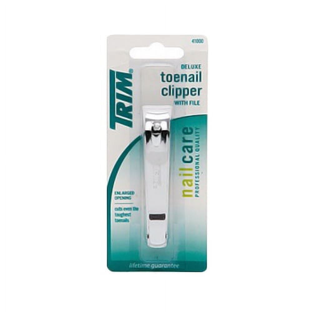 Trim Nail Care Toe Nail Clipper With File - 1 Ea, 6 Pack - Walmart.com