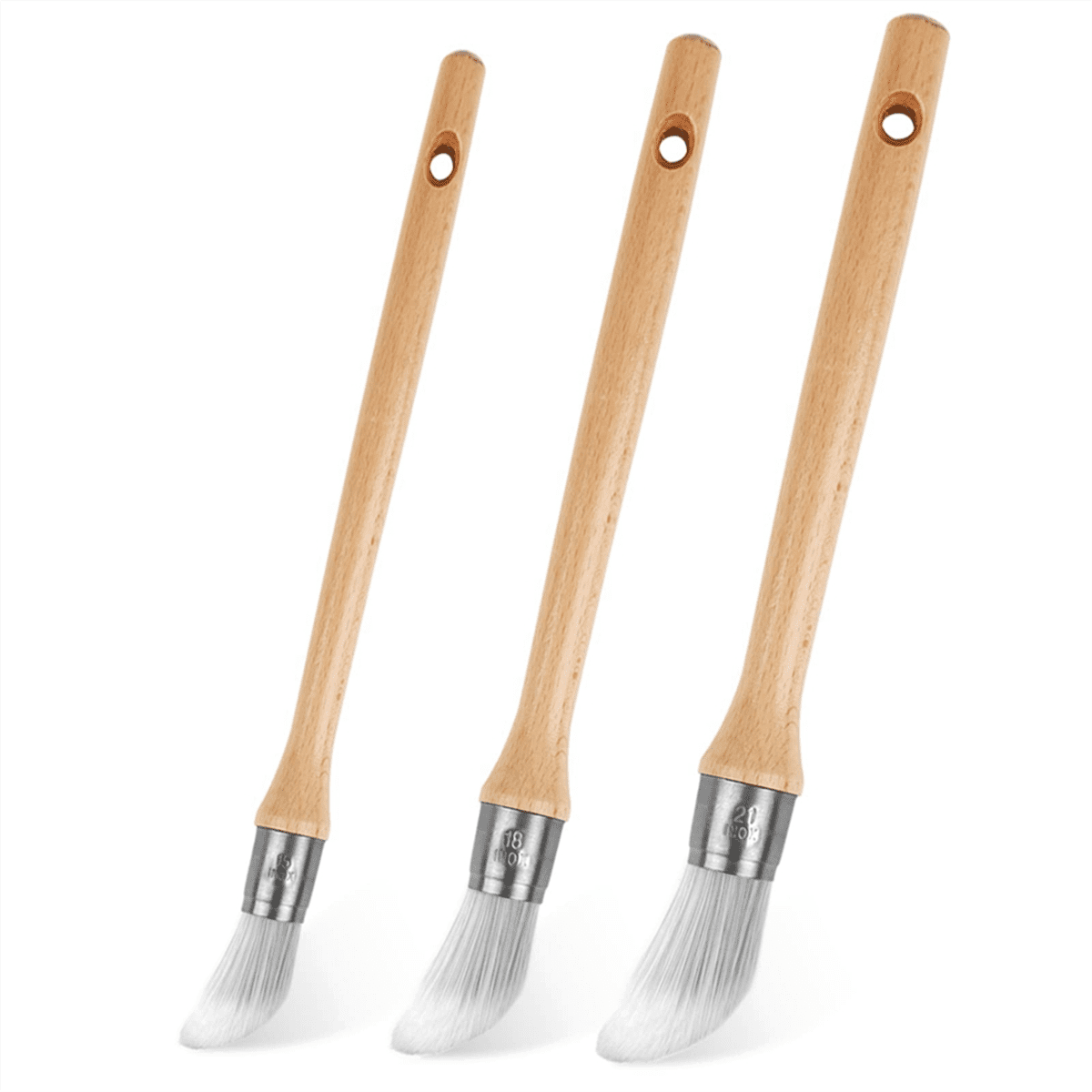 Trim Paint Brush,Edge Painting Tool Kit,Round Trim Brushes for Corner ...