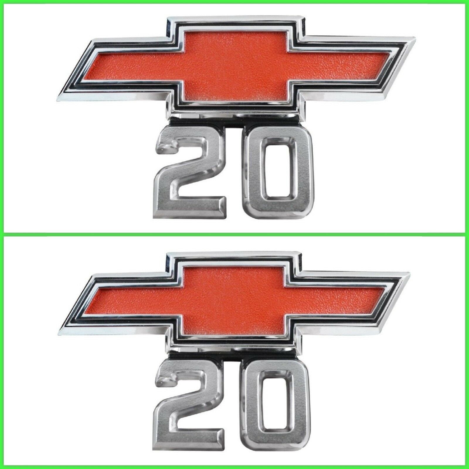 Trim Parts 9526 1967-1968 Chevrolet/GMC Truck Front Fender Emblem Set ...