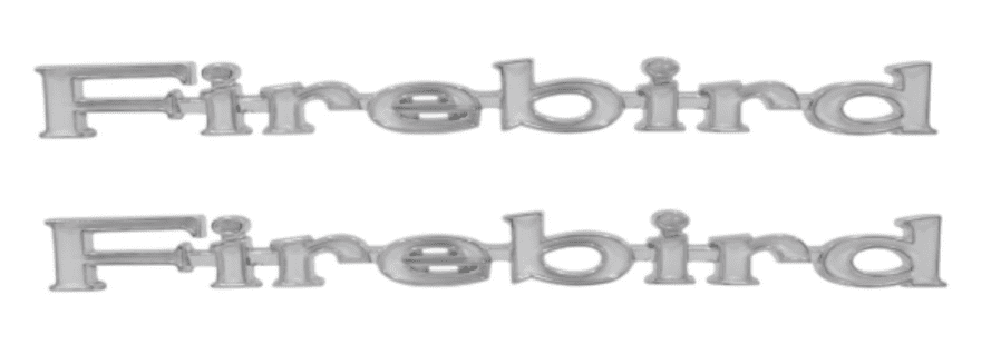 Trim Parts Front Fender Emblem Set with Hardware 1967-1969 Pontiac ...