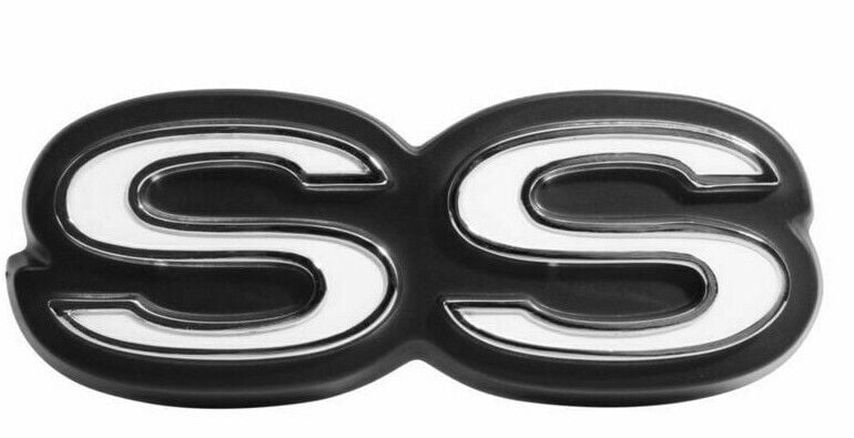 Trim Parts "SS" Rear Panel Emblem 1968-1969 Chevy II Nova Models ...