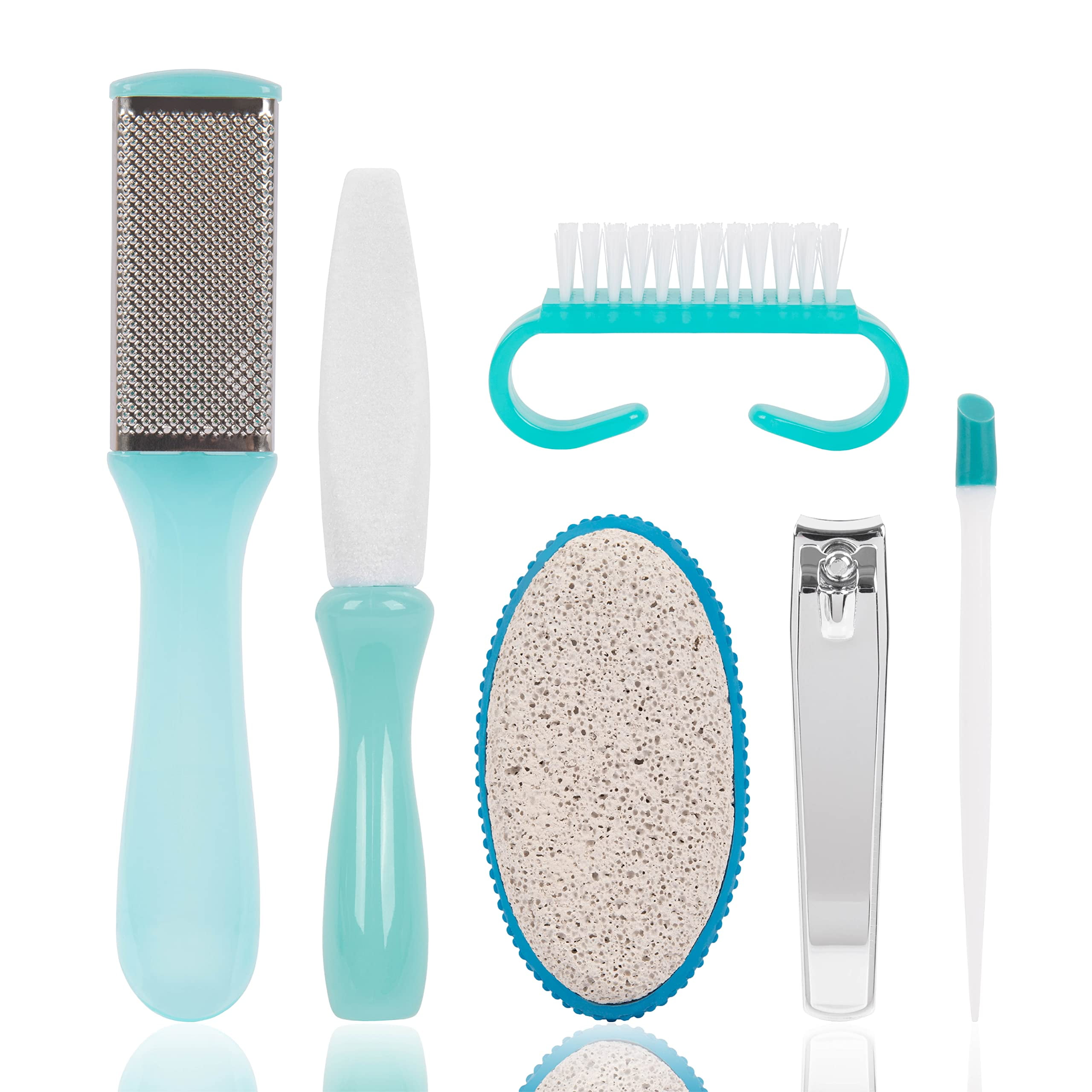Trim Pedicure Kit - Includes Toenail Clipper, Cuticle Pusher, Pumice ...