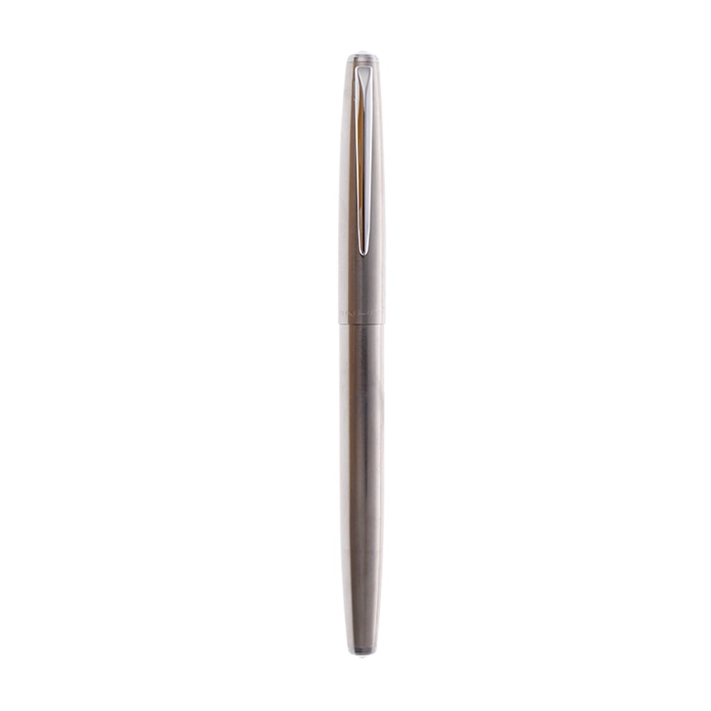 Trim Silver Fountain Pen 0.38mm Fine Nib Smooth Writing Ink Marker Best ...