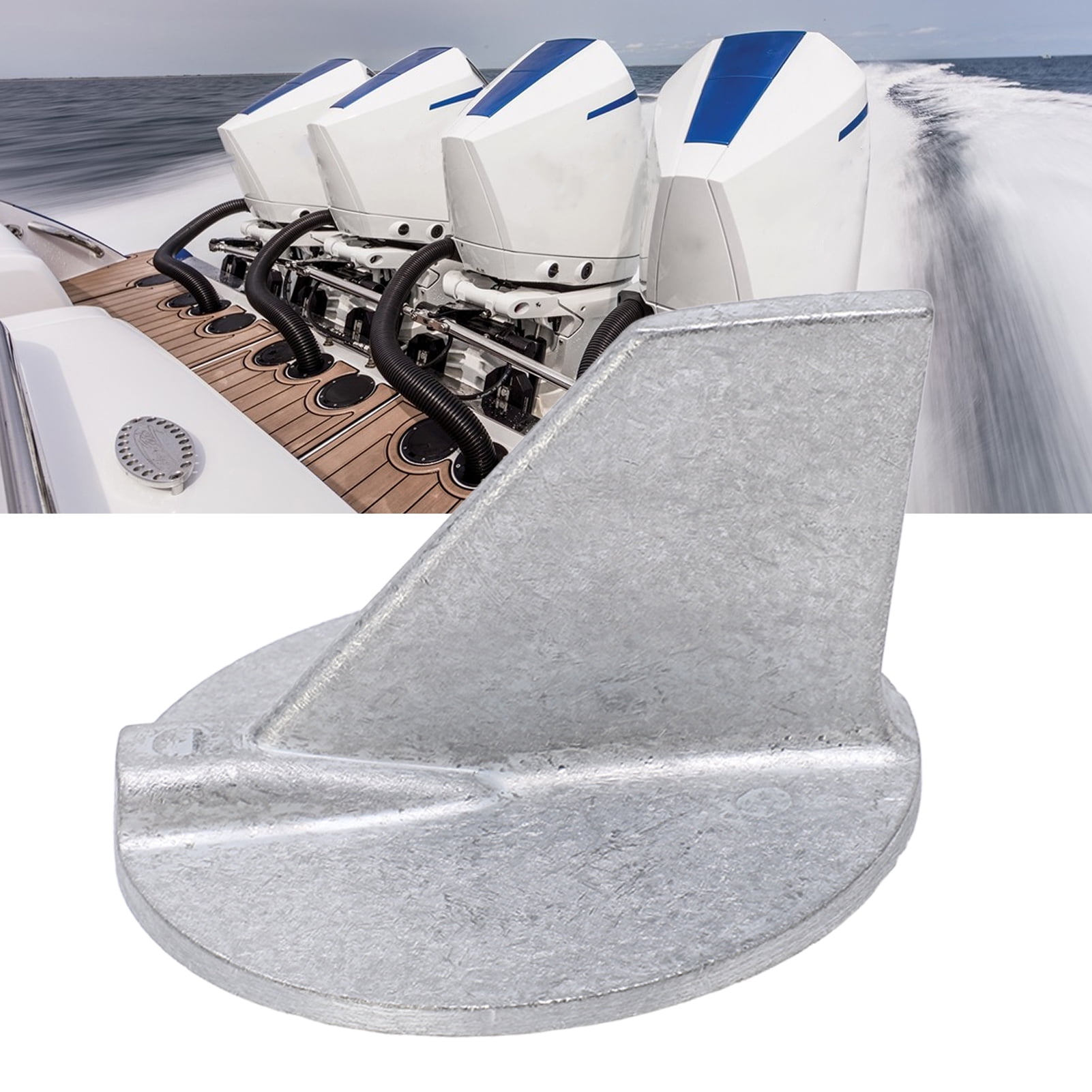 Trim Tab Anode Outboard Trim Tab Zinc Alloy Anode Marine Anode Anode