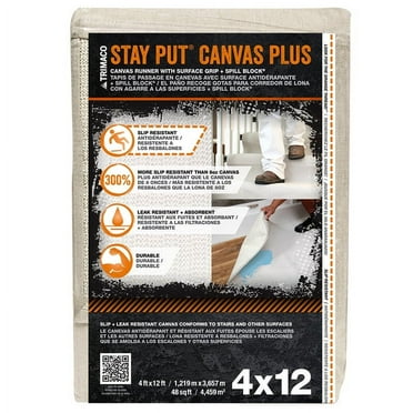 4' x 12' All Purpose Dropcloth - Walmart.com