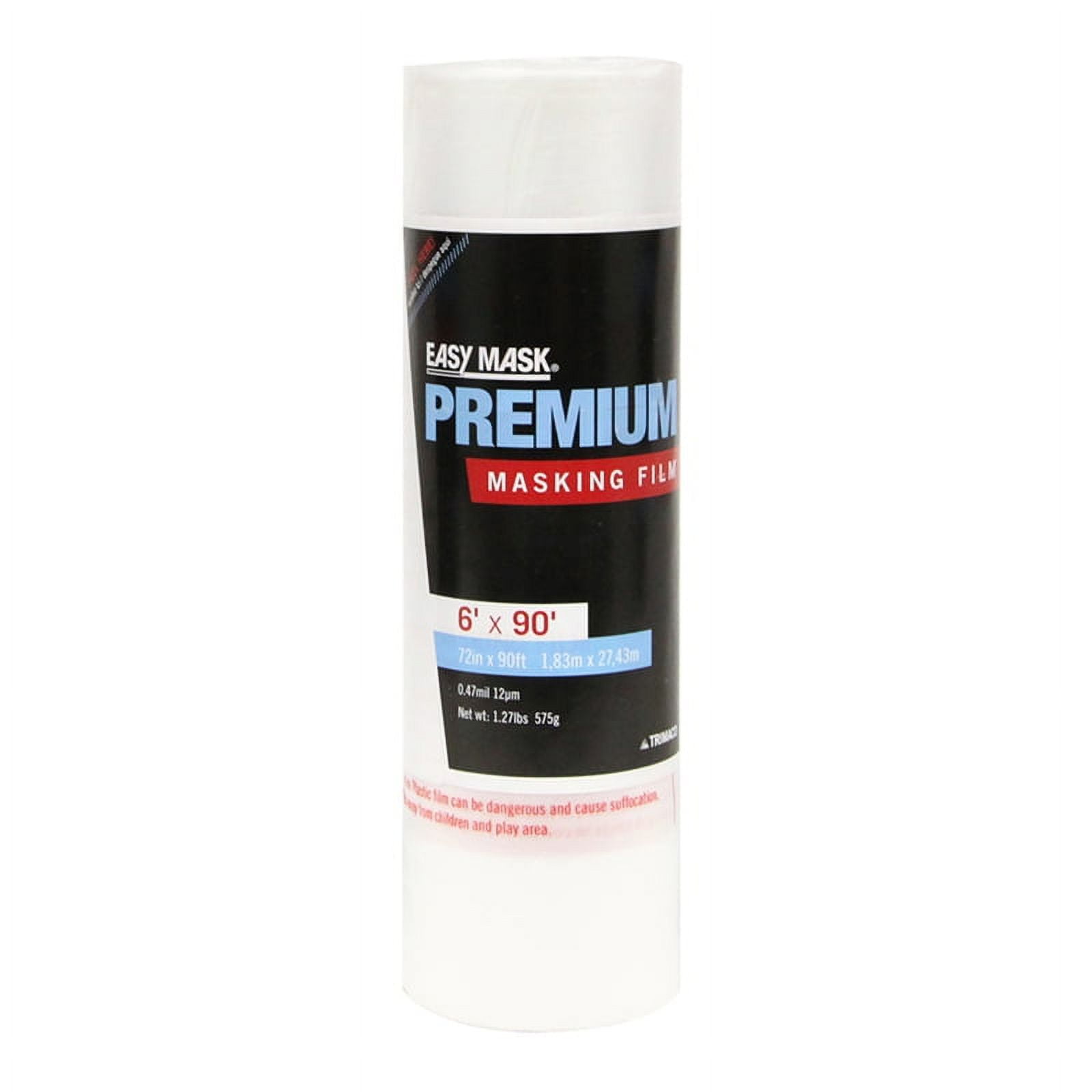 Trimaco Easy Mask 72" Wide x 90 ft. Long Plastic/Vinyl Masking Film, 1 ...