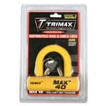 Trimax MAX40YL Motorcycle Disc U-Lock - Yellow with Yellow PVC Shackle ...