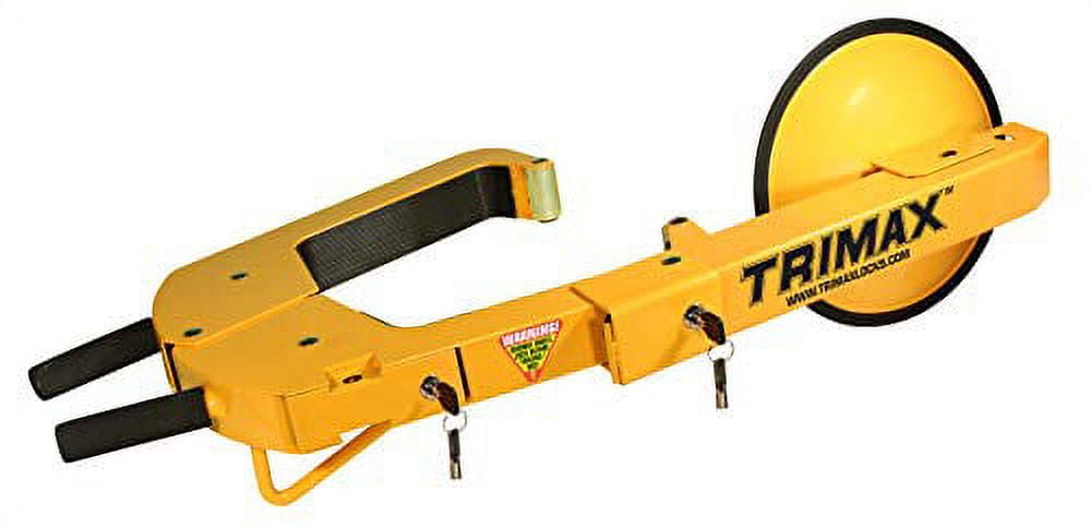 Trimax TWL400 Universal Steel Boot Yellow Wheel Lock - Walmart.com