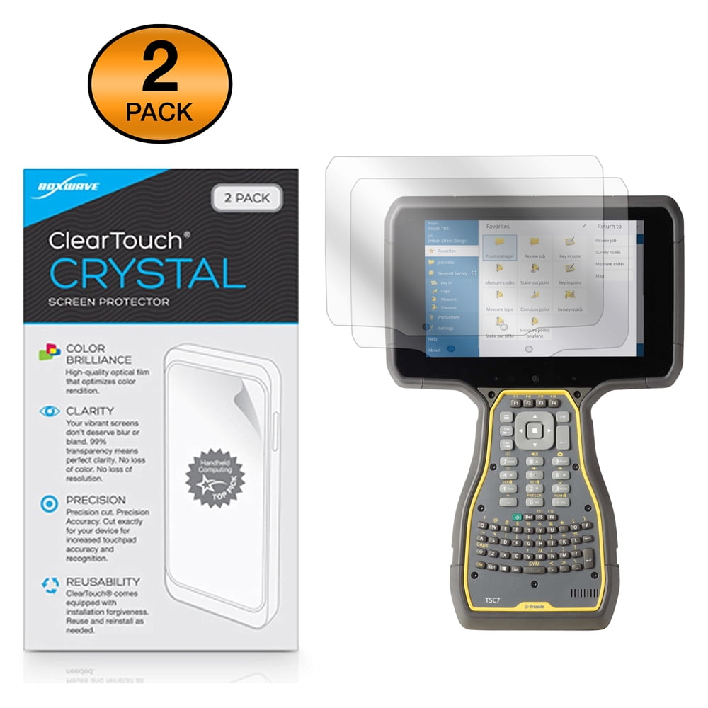 Trimble TSC7 Screen Protector, BoxWave [ClearTouch Crystal (2-Pack)] HD ...