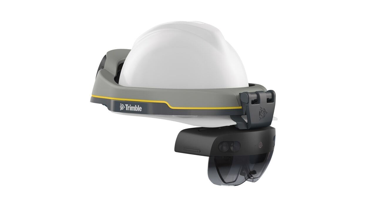 Trimble XR10 Front Brim Hard Hat with Hololens 2 - White - Walmart.com