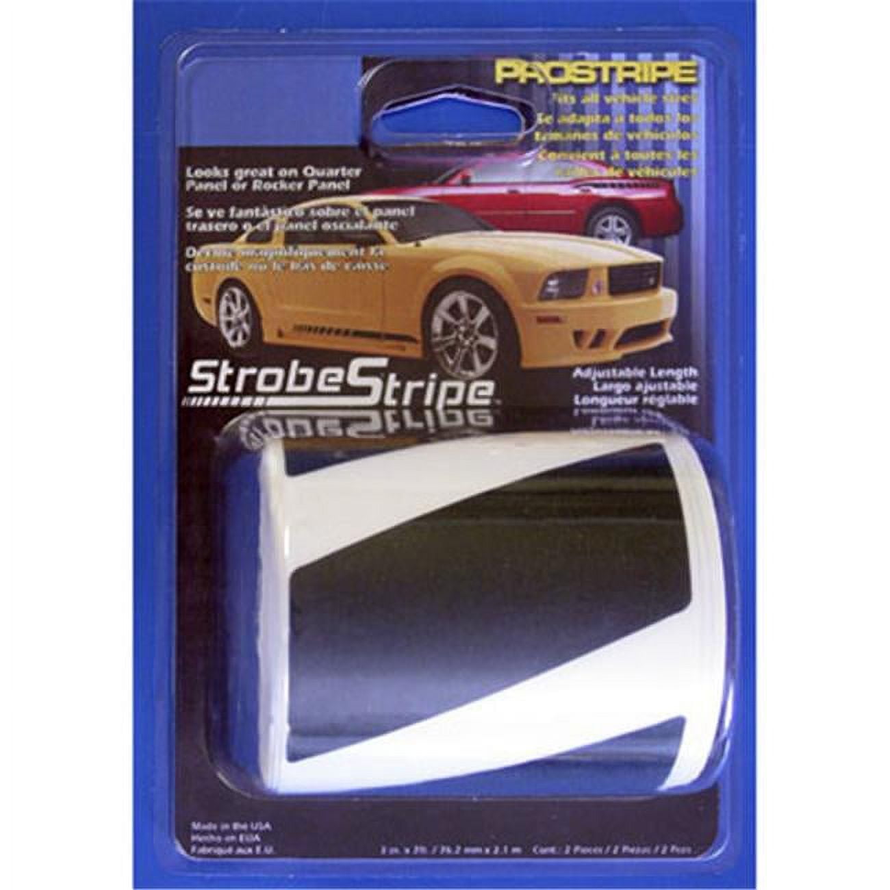 Trimbrite R76010 Black Strobe Stripe Kit - Walmart.com