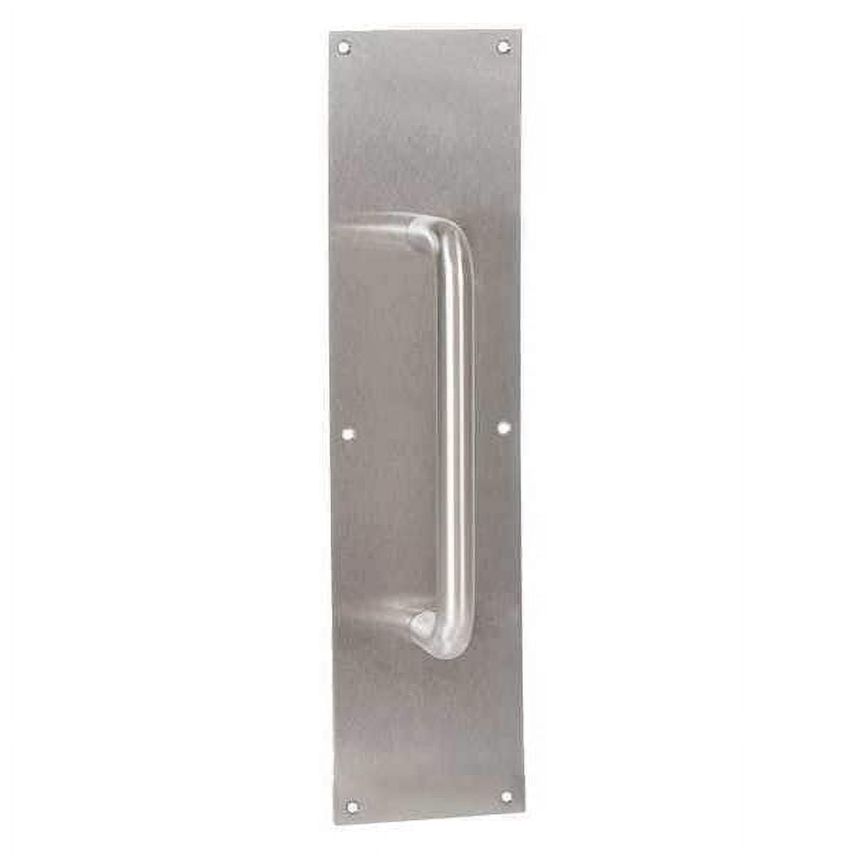 Trimco DOOR PULL PLATE 3.5X15" W/ 6" CTC PULL 1017-2.710CU - Walmart.com