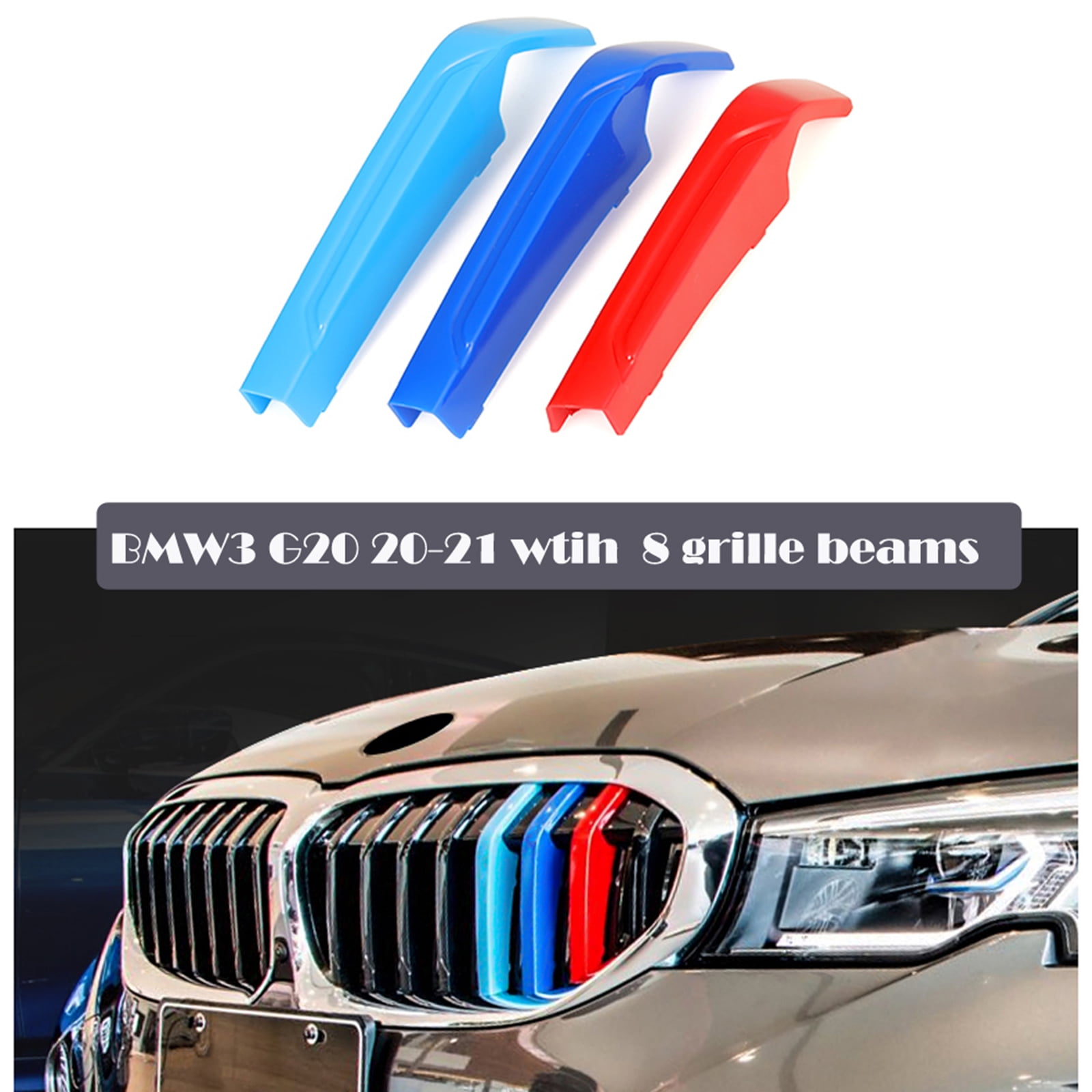 Trimla M-Colored Grille Insert Trim Performance For 19-22 BMW 3 series ...