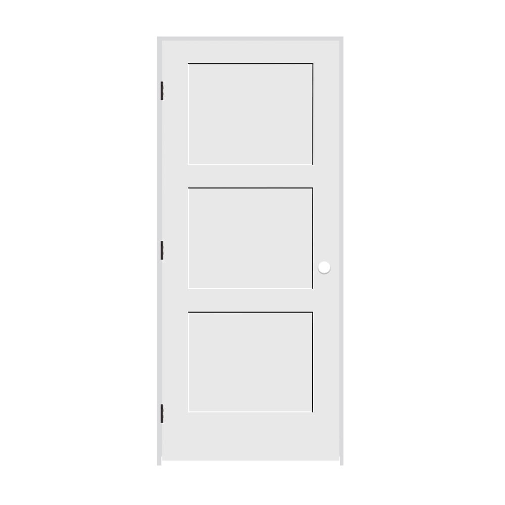 Trimlite 1668138-8433Rh10b4916 18" By 80" Shaker 3-Panel Right Handed ...