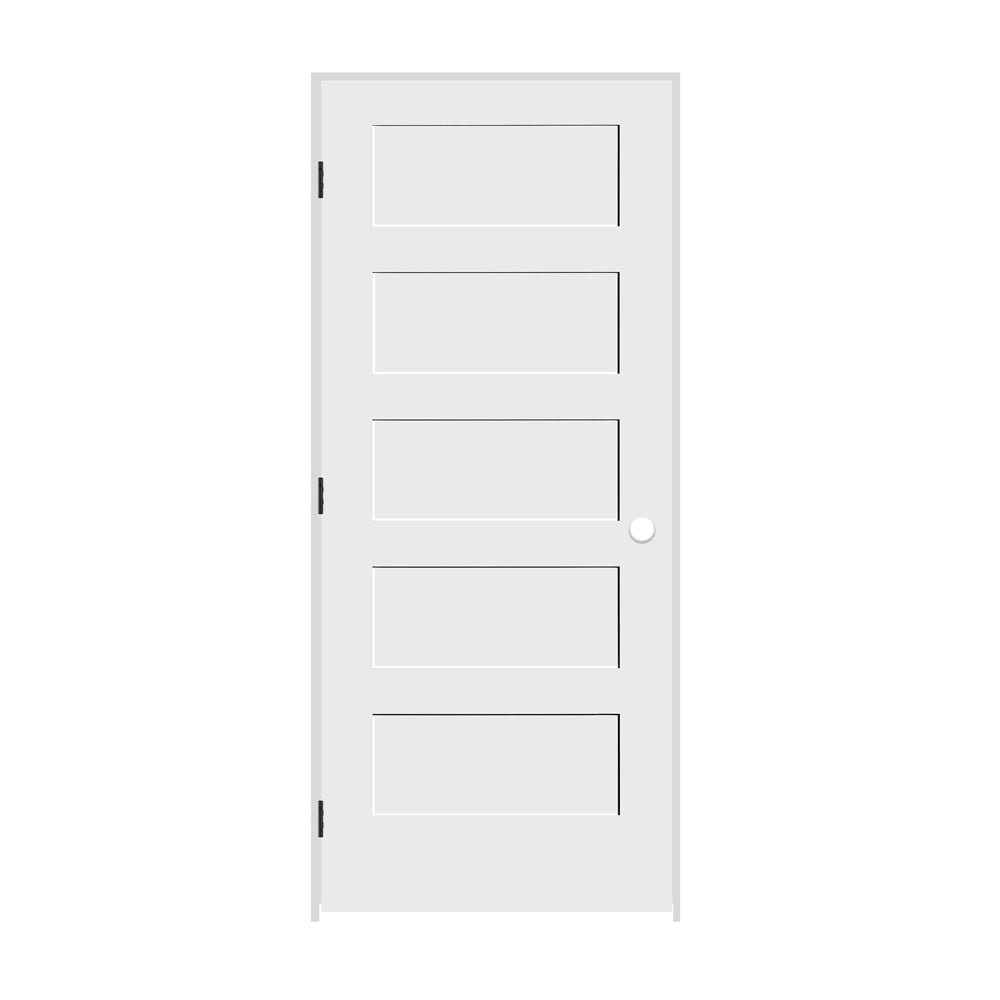 Trimlite 3070138-8405Rh10b4916 36" By 84" Shaker 5 Panel Right Handed ...