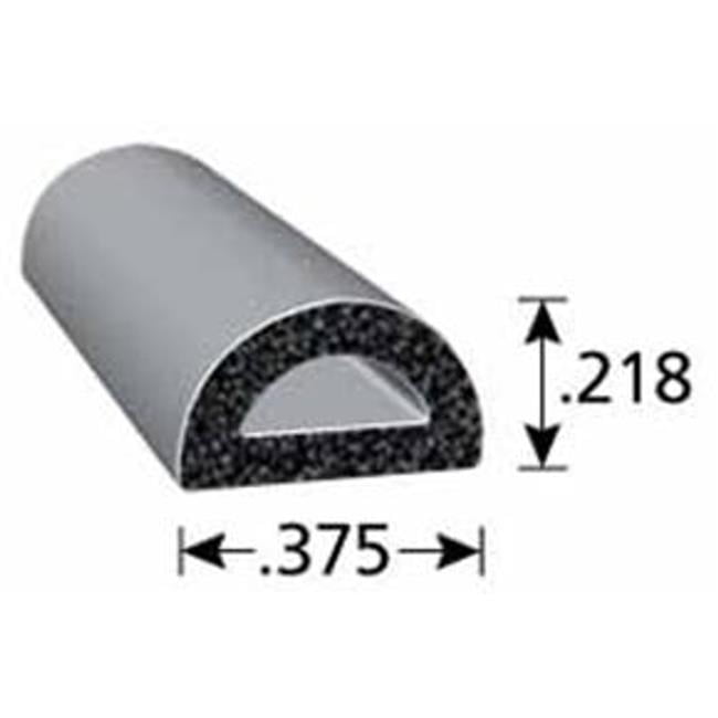Trimlok X1333HT50 50 ft. EPDM D-Rib Seal Sponge Rubber with PSA ...