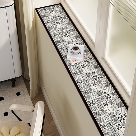 Trimmable Diatomaceous Earth Window Sill Mat, Anti-Slip Dustproof ...